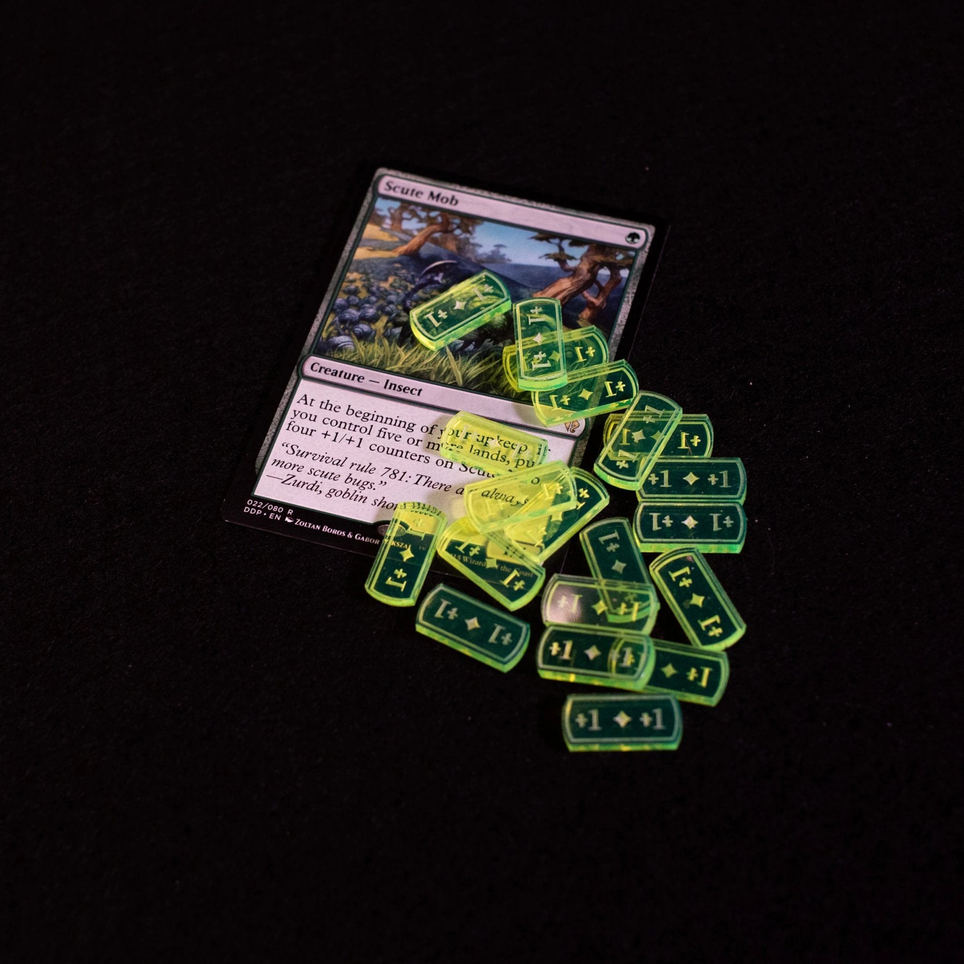 Acrylic Magic Plus +1 +1 Counters Tokens Set - MTG Magic The Gathering ...